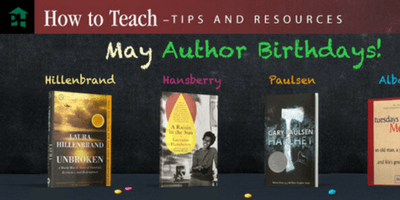 May Author Birthdays & Free Teaching Resources