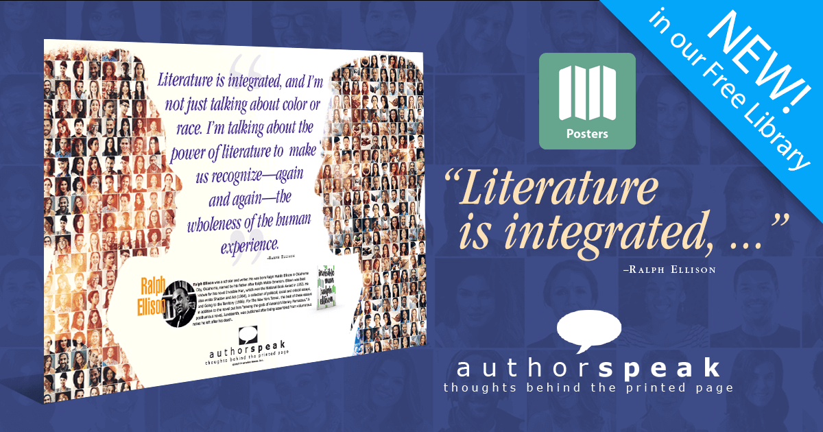 Ralph Ellison AuthorSpeak Free Poster | Prestwick House