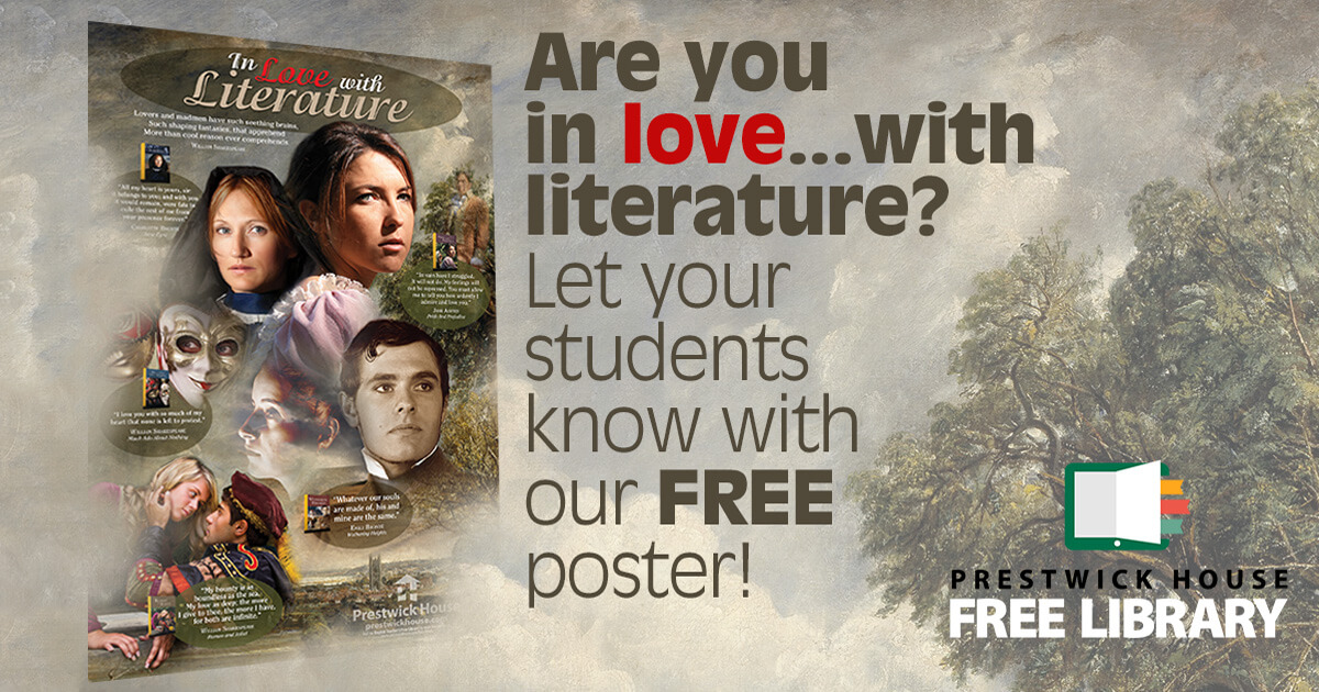 In Love With Literature Free Poster | Prestwick House