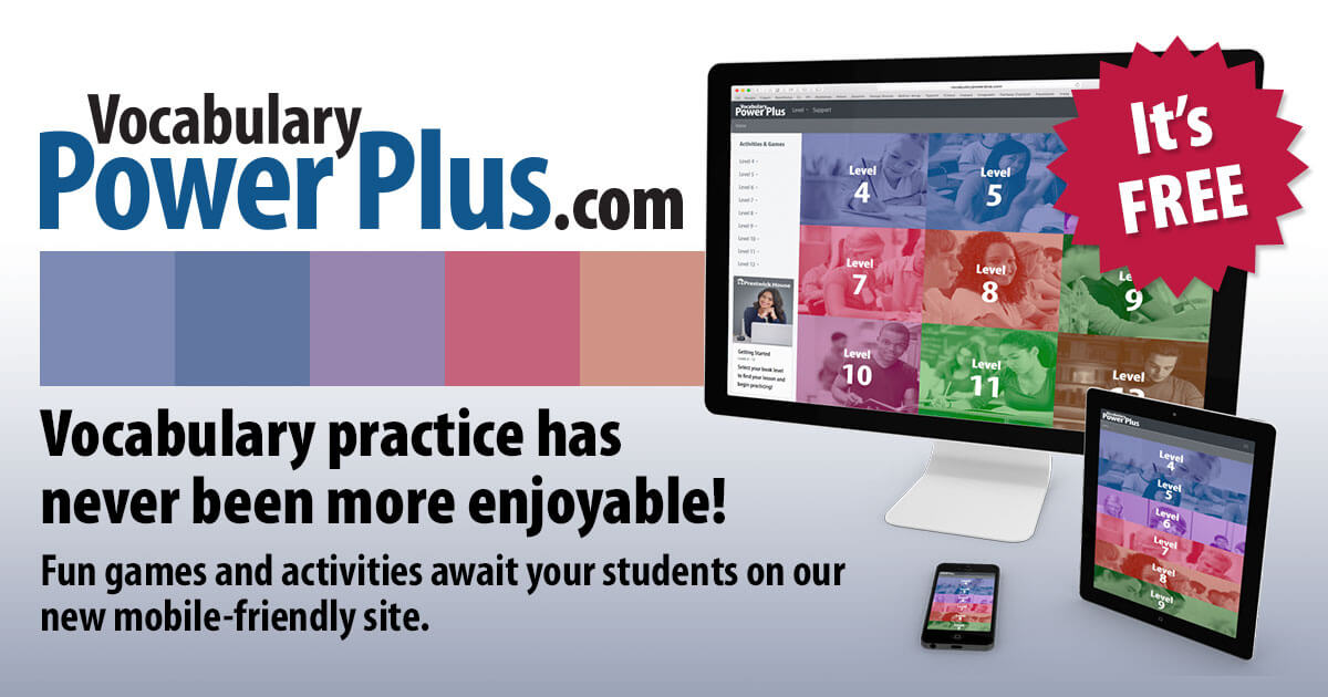 VocabularyPowerPlus.com Has Officially Launched | Prestwick House