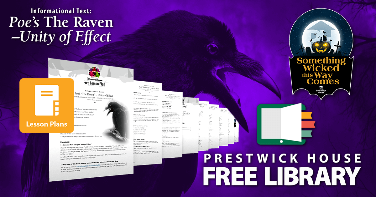 "The Raven" New Free Lesson Plan | Prestwick House