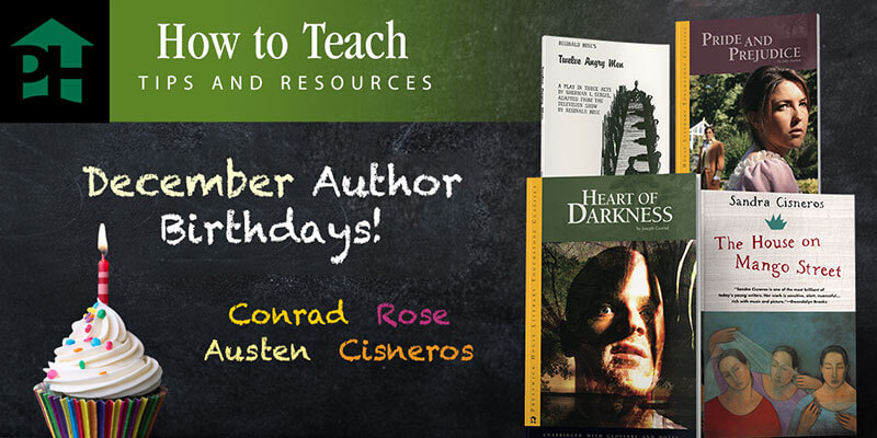 December Author Birthdays & Teaching Resources | Prestwick House