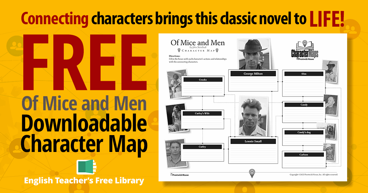 Of Mice and Men - Free Character Map | Prestwick House