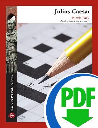 Julius Caesar: Puzzle Pack - Downloadable | Prestwick House | Prestwick ...