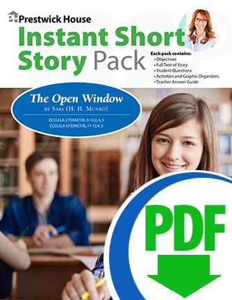 Open Window, The - Instant Short Story Pack | Prestwick House ...