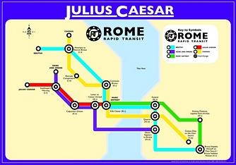 Shakespeare Subway Maps: Julius Caesar | Prestwick House | Prestwick House