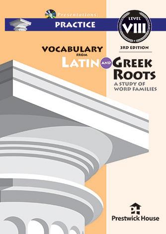 Vocabulary from Latin and Greek Roots Presentations: Practice - Level ...