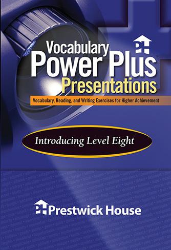 Vocabulary Power Plus: Introduction - Grade 8 | Prestwick House ...