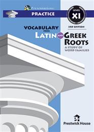 Vocabulary from Latin and Greek Roots Posters - Level XI | Prestwick House