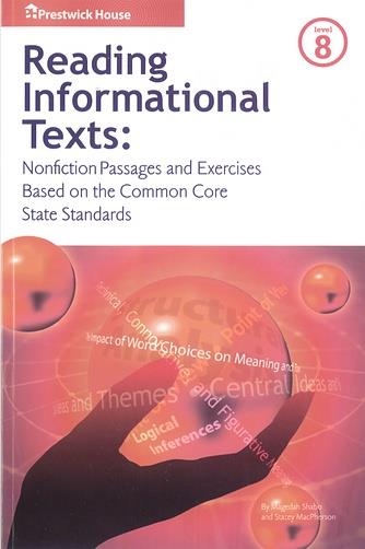 Reading Informational Texts - Level 8 | Prestwick House | Prestwick House