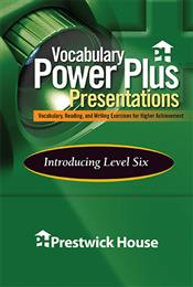 Vocabulary Power Plus - Level 6 Set | Prestwick House | Prestwick House