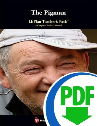 Pigman, The: LitPlan Teacher Pack - PDF | Prestwick House | Prestwick House